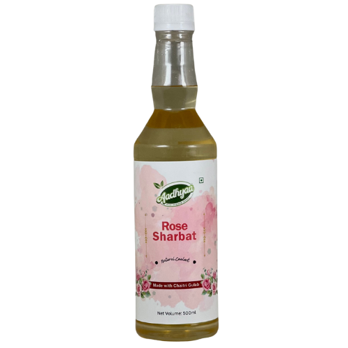 Products Aadhyaa Rose Sharbat - Made from Chaitri Gulab